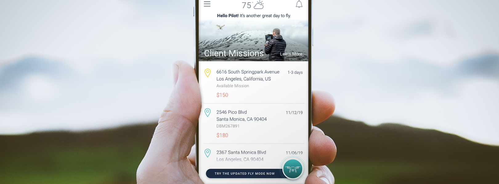 DroneBase Pilot App 4.0: Open Fly Mode, Map View, and More